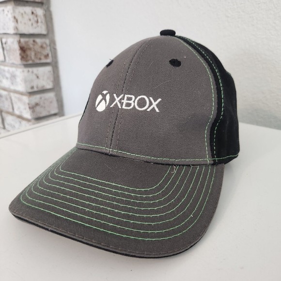 Microsoft | Accessories | Xbox Logo Snapback Hat Cap Blackgray With ...